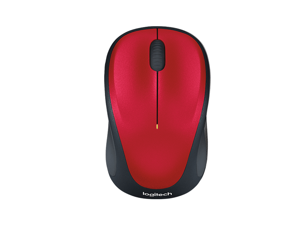 Logitech Wireless Optical Mouse M235 - Red (910-003412) | Centre Com ...