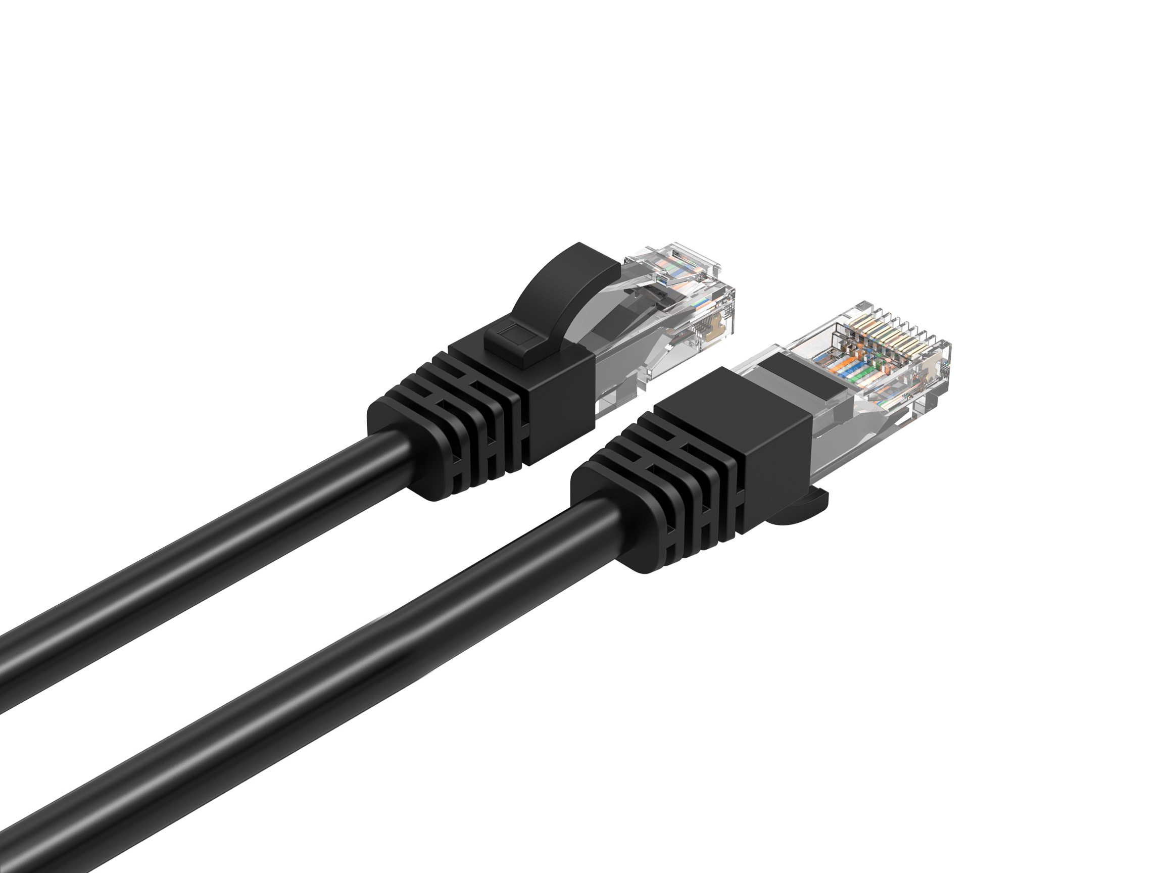 Cruxtec 3m Cat6 Network Cable - Black | High-Speed Internet | RC6-030-BK