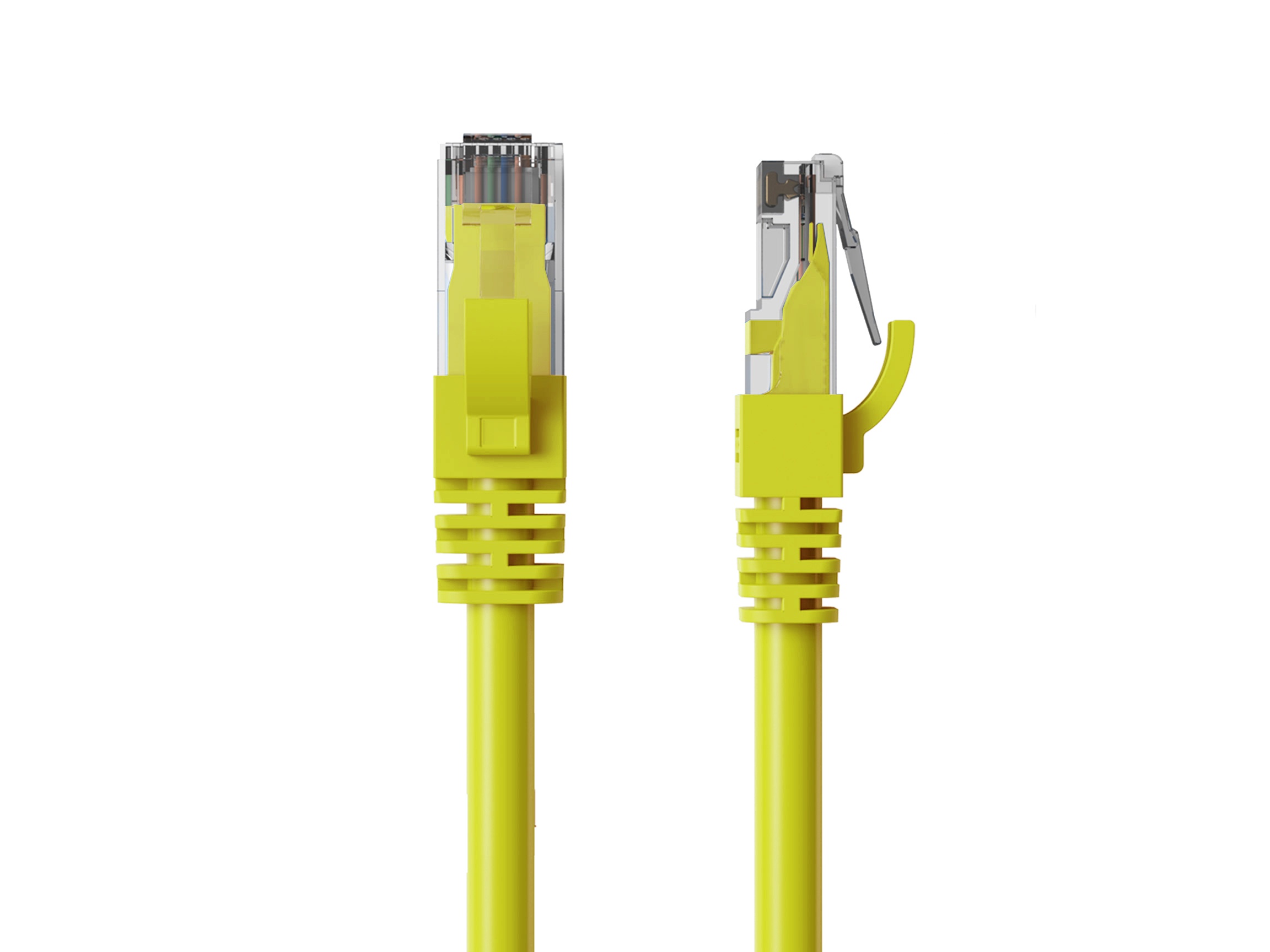Cruxtec 50cm Cat6 Network Cable - Yellow (RC6-005-YE) | Network Cables