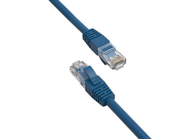Cruxtec RC6-050-BL Cat6 Ethernet Cable Blue 5m - Premium Network Cables