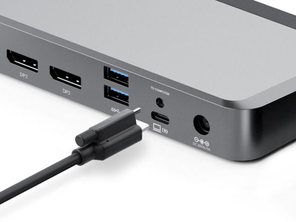 Alogic Universal Triple 4K Docking Station with 100W Power Delivery ...