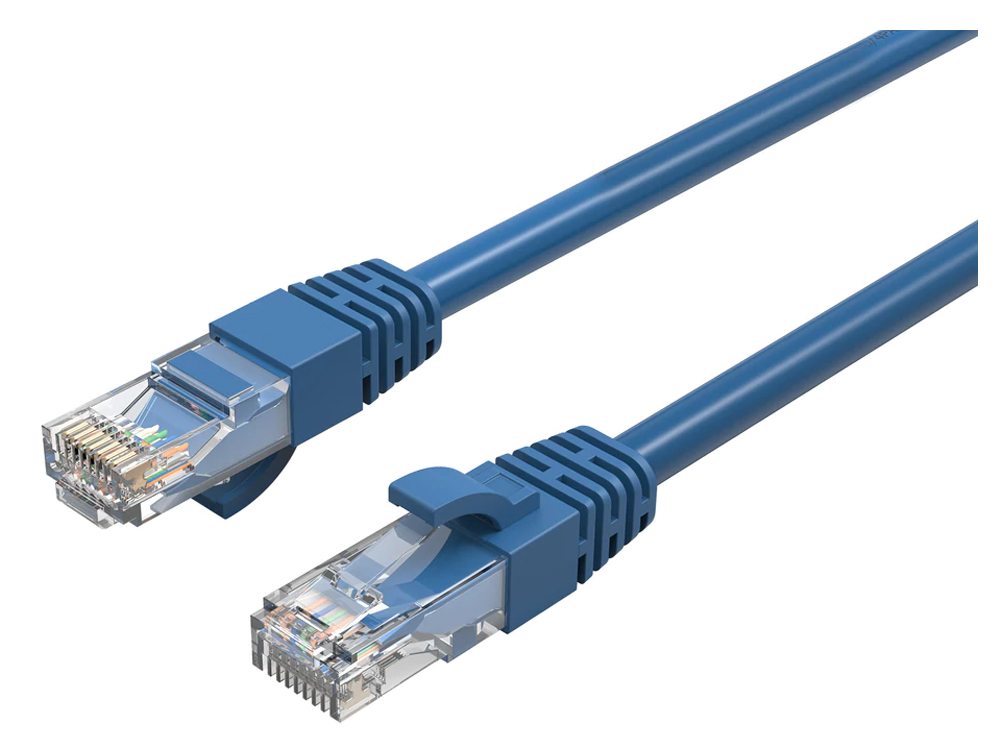 Cruxtec RC6-300-BL 30m Cat6 Ethernet Cable - Blue | Network Cables ...