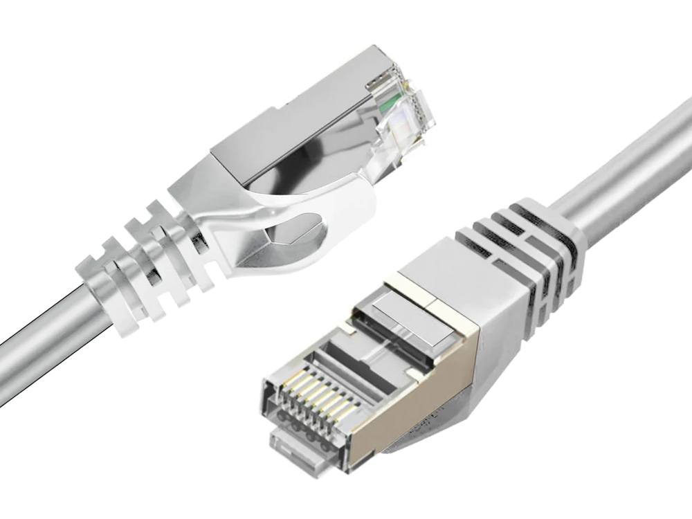 Cruxtec 5m CAT7 10GbE SF/FTP Triple Shielding Ethernet Cable - Ivory ...