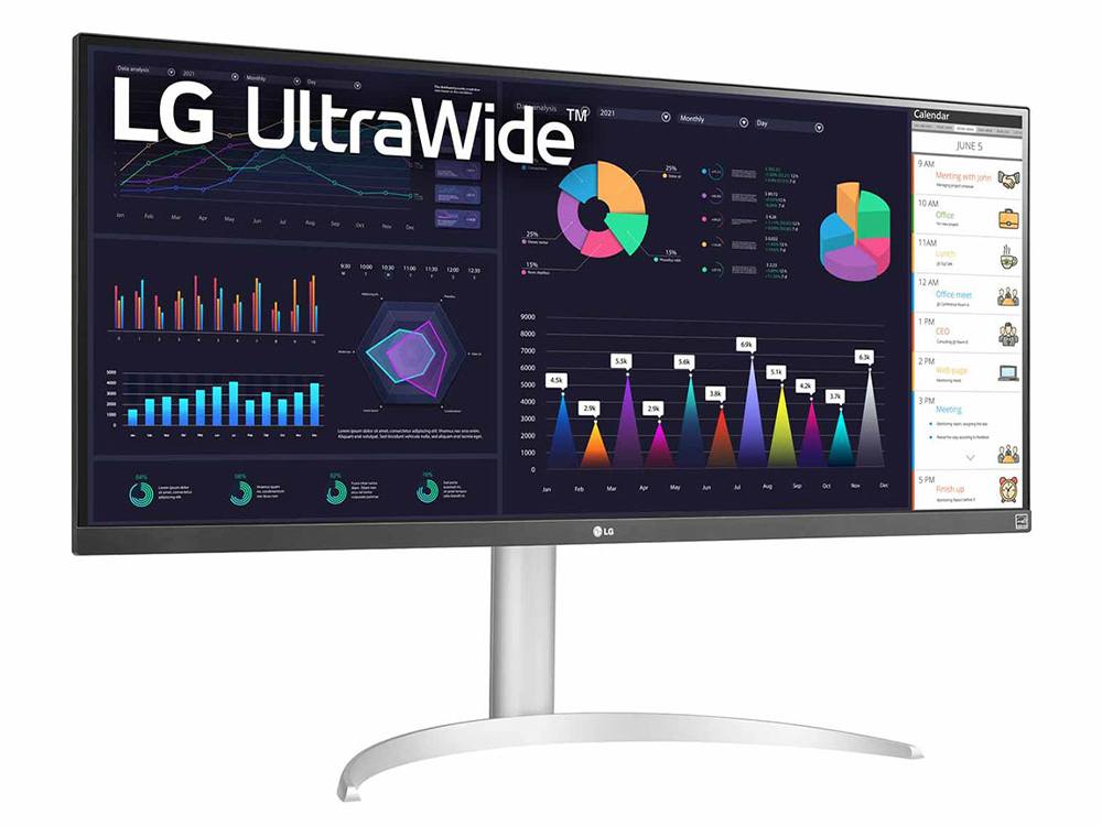 LG 34” UltraWide FHD VESA DisplayHDR 400 FreeSync IPS Monitor (34WQ650 ...