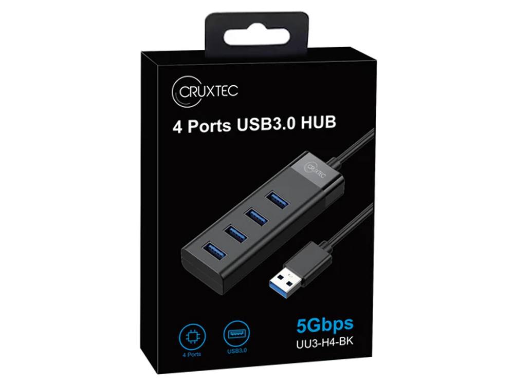Cruxtec 4-Port High Speed 3.0 HUB | HDD Docking Bays & USB Hubs ...