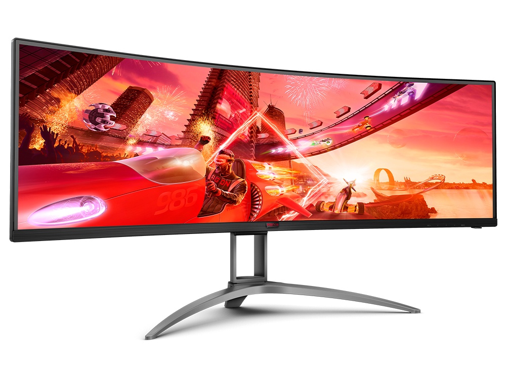 AOC AG493UCX2 49" 5K Dual QHD 165Hz 1ms Curved Gaming Monitor - Monitors