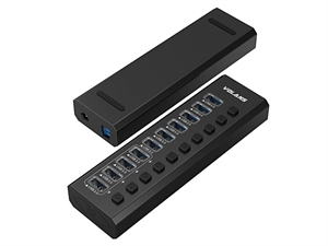 Volans VL-HB10S Aluminum 10 Ports USB3.0 HUB with Fast Charging Ports ...