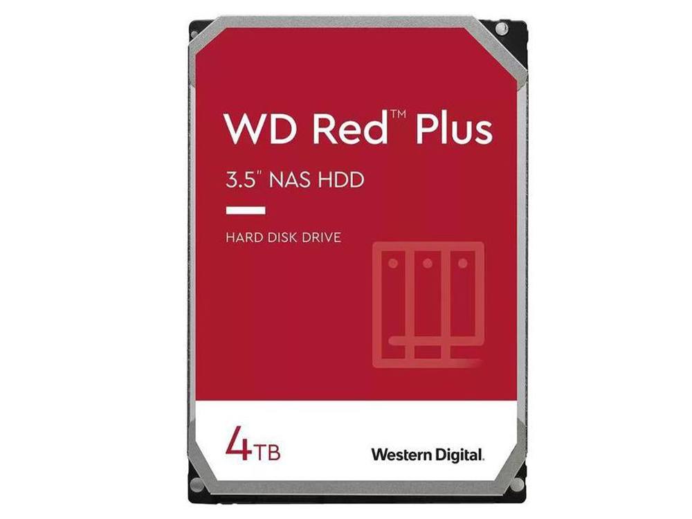 WD Red Plus WD40EFPX 4TB 256MB 3.5" NAS Hard Drive - Western Digital ...