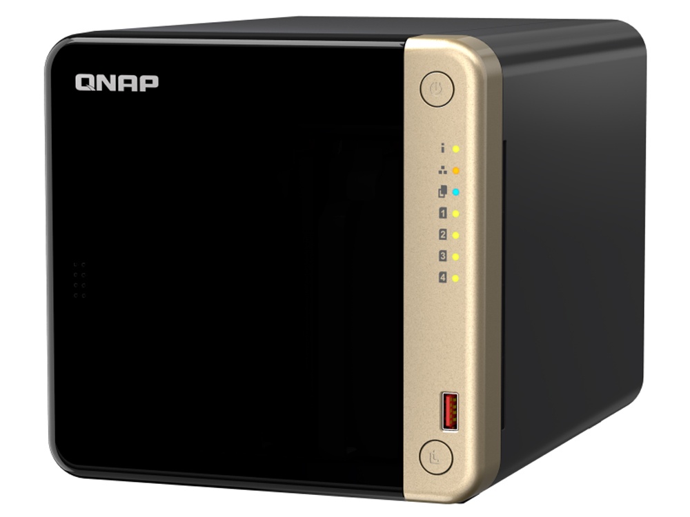 Qnap TS-464-8G 4-Bay NAS (Celeron, 8GB RAM, 2.5GbE) by QNAP Systems - NAS Category