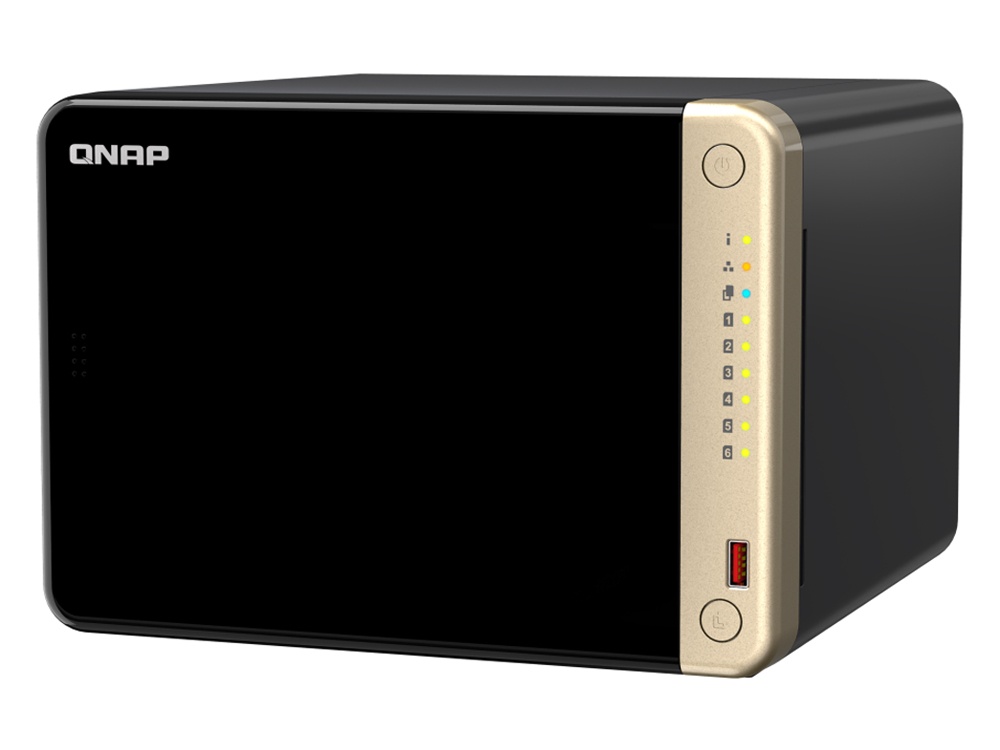 QNAP TS-664 6-Bay NAS (Celeron Quad-core, 8GB RAM, 2x 2.5GbE) - QNAP ...
