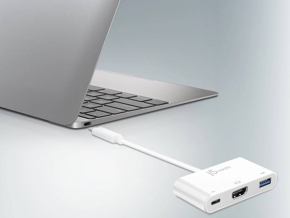 J5create JCA379 USB-C to HDMI & USB 3.0 Docking Station with Power ...