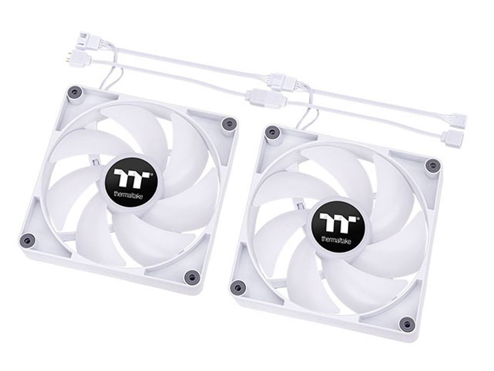 Thermaltake CT120 ARGB Sync PC Cooling Fan White (2-Fan Pack) - White ...