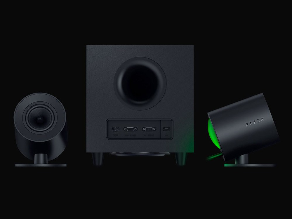 Razer Nommo V2 Full-Range 2.1 PC Gaming Speakers with Wired Subwoofer ...