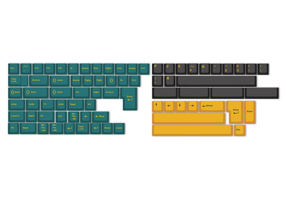 Akko Marrs Green Keycap Set (184-Key) - Premium Keyboard Accessories ...