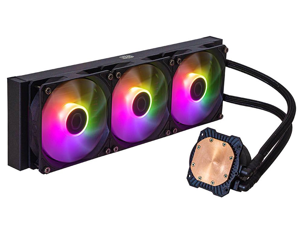 Cooler Master MasterLiquid 360L Core ARGB CPU Liquid Cooler - Black ...
