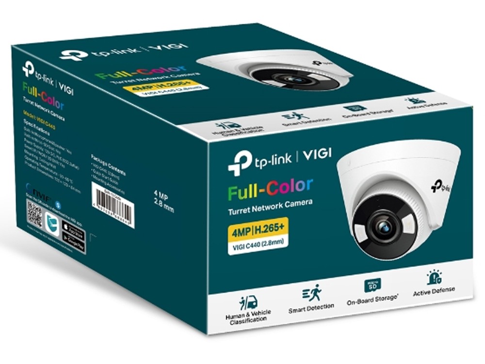 TP-Link VIGI C450 5MP Full-Colour Turret Network Camera | Surveillance ...