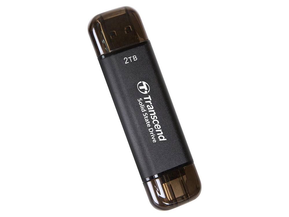 Transcend ESD310 2TB 10Gbps Portable SSD - Black | External SSD