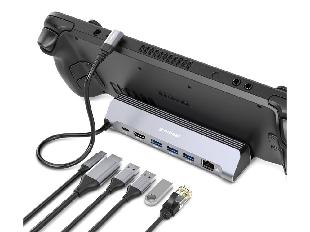 MBeat USB-C Gaming Dock for Steam Deck & ROG Ally [MB-DOCK-SA01]