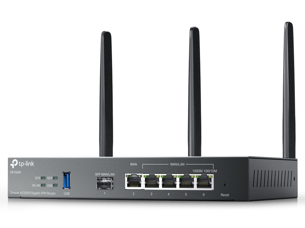 TP-Link ER706W Omada AX3000 Gigabit VPN Router | Routers & Modems