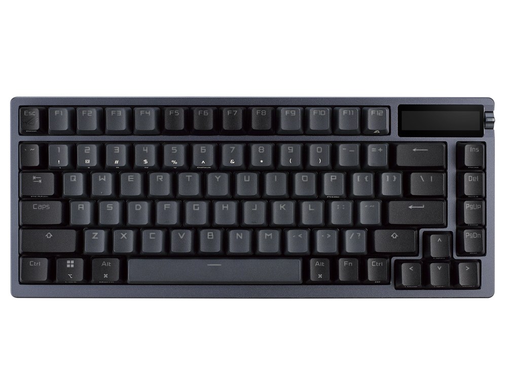 Asus ROG Azoth RGB Wireless Clicky Storm Switch Gaming Keyboard - Black ...