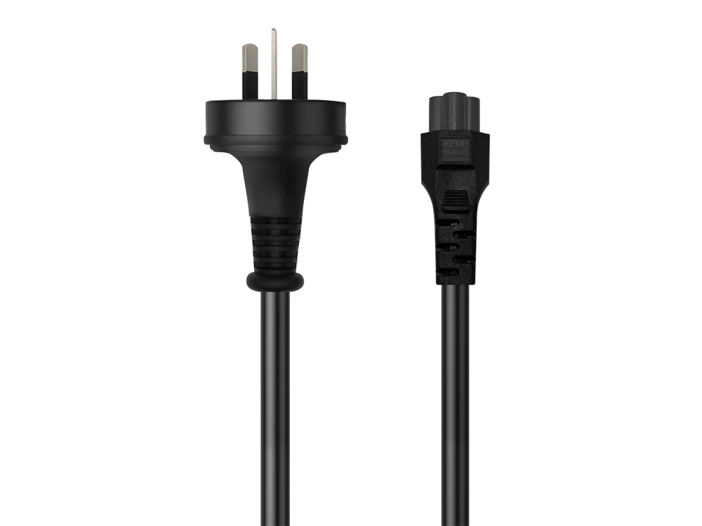 Cruxtec 1m 3 Pin AU Male to Female IEC-C5 Power Cable | Power Cables