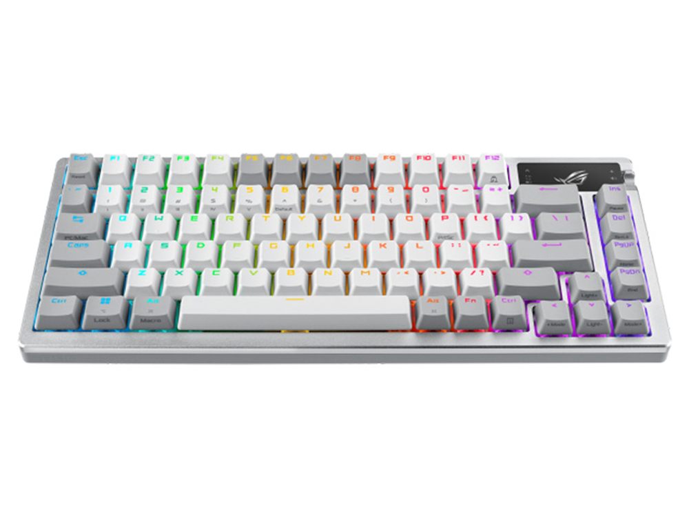 Asus ROG Azoth Wireless Storm Switch Gaming Keyboard - Moonlight White ...
