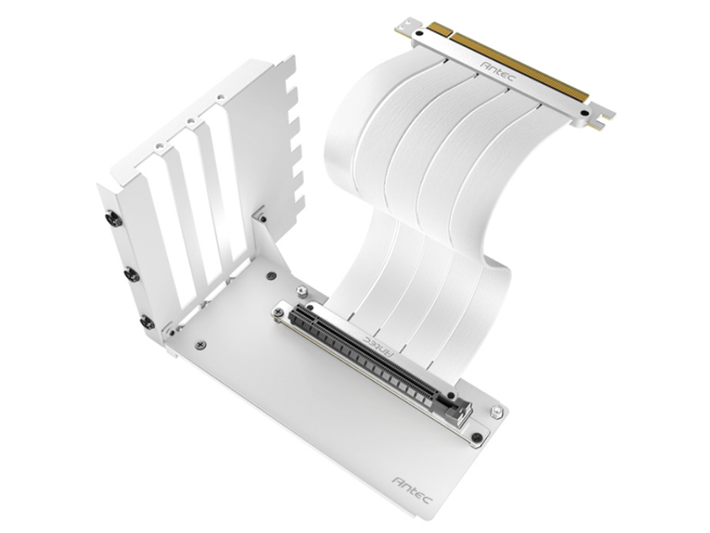 Antec 200mm GPU Riser Cable Kit PCIe 4.0 - White | Case Accessories