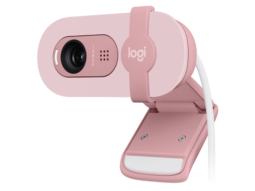 Logitech Brio 100 Full HD 1080p Webcam - Rose | Buy Now