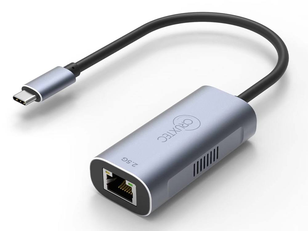 Cruxtec USB-C to RJ45 2.5G Ethernet Network Adapter | Networking Adapters