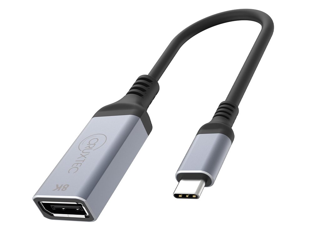 Cruxtec USB-C to DP 8K Cable Adapter | 8K/DSC/HDR Display Adapter