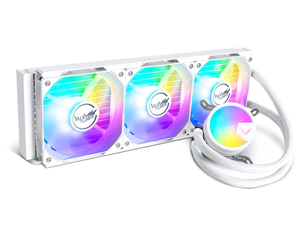 Valkyrie A360 360mm A-RGB AIO Liquid Cooling - White | CPU Coolers