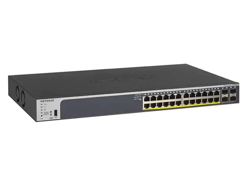 Netgear GS728TP ProSAFE 28-Port Gigabit Smart Switch with PoE ...