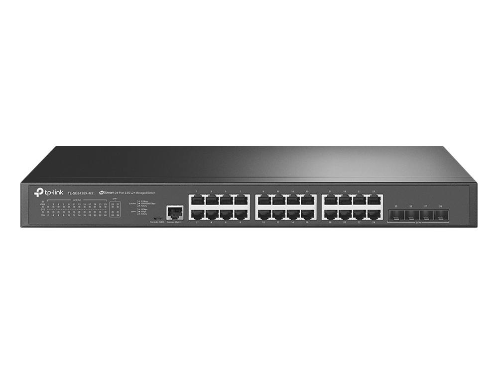 TP-Link TL-SG3428X-M2 JetStream 24-Port 2.5GBASE-T L2+ Managed Switch ...