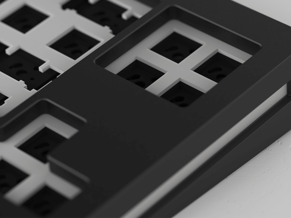 Akko MonsGeek VIA M7 RGB Gasket Mount Barebone Keyboard - Black ...