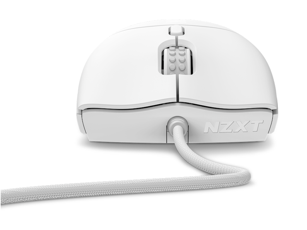 NZXT Lift 2 Symm Lightweight Symmetrical Wired Gaming Mouse - White ...