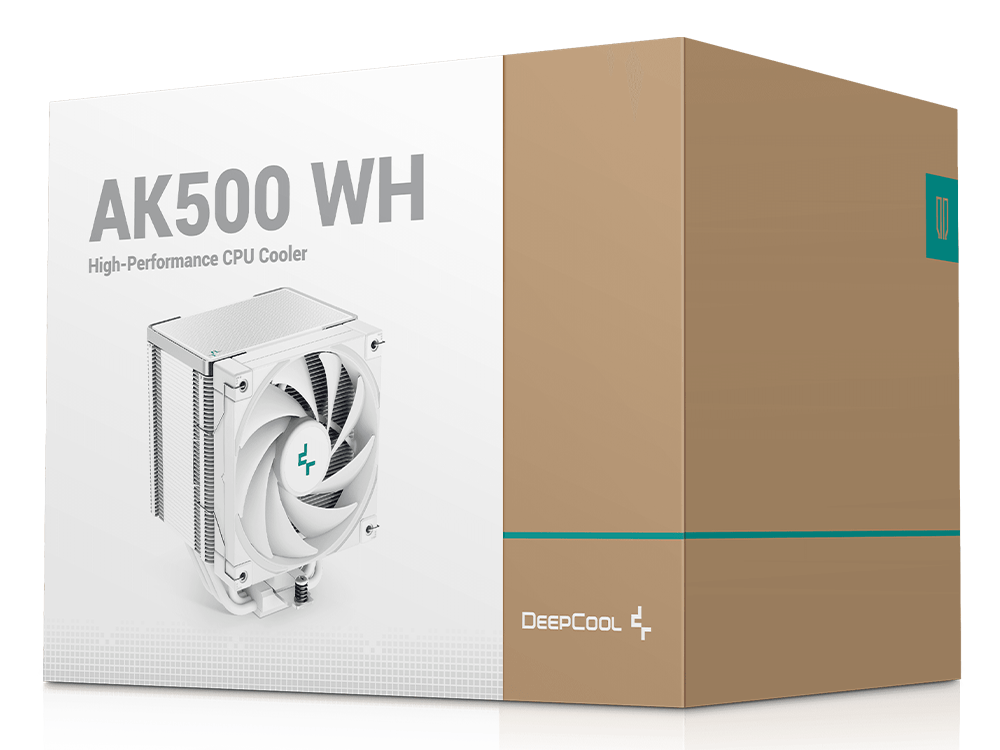 DeepCool AK500 WH High-performance Single Tower CPU Cooler - White ...