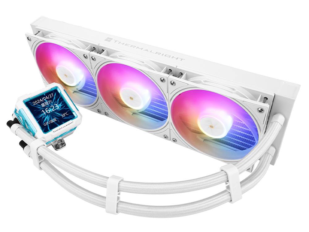 Thermalright Frozen Warframe PRO 360 ARGB AIO Liquid CPU Cooler - White | CPU Coolers