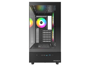 Montech XR ATX Mid-Tower Case - Black [XR (B)]