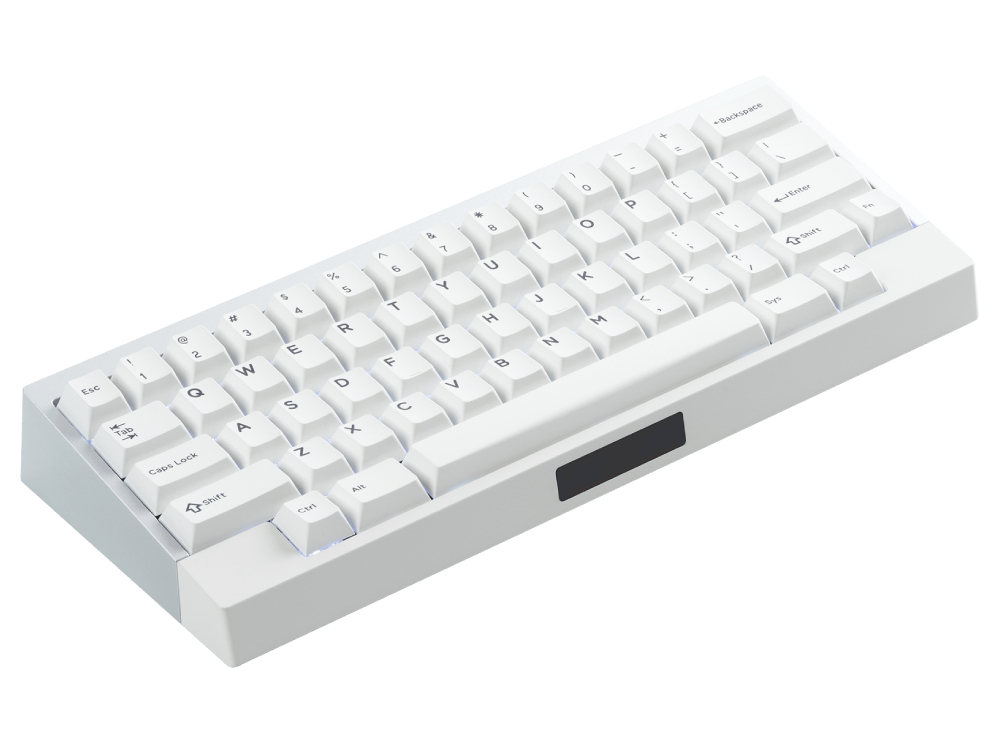 Angry Miao Compact Touch R2 Tri-Mode Icy Silver Pro Switch Mechanical ...