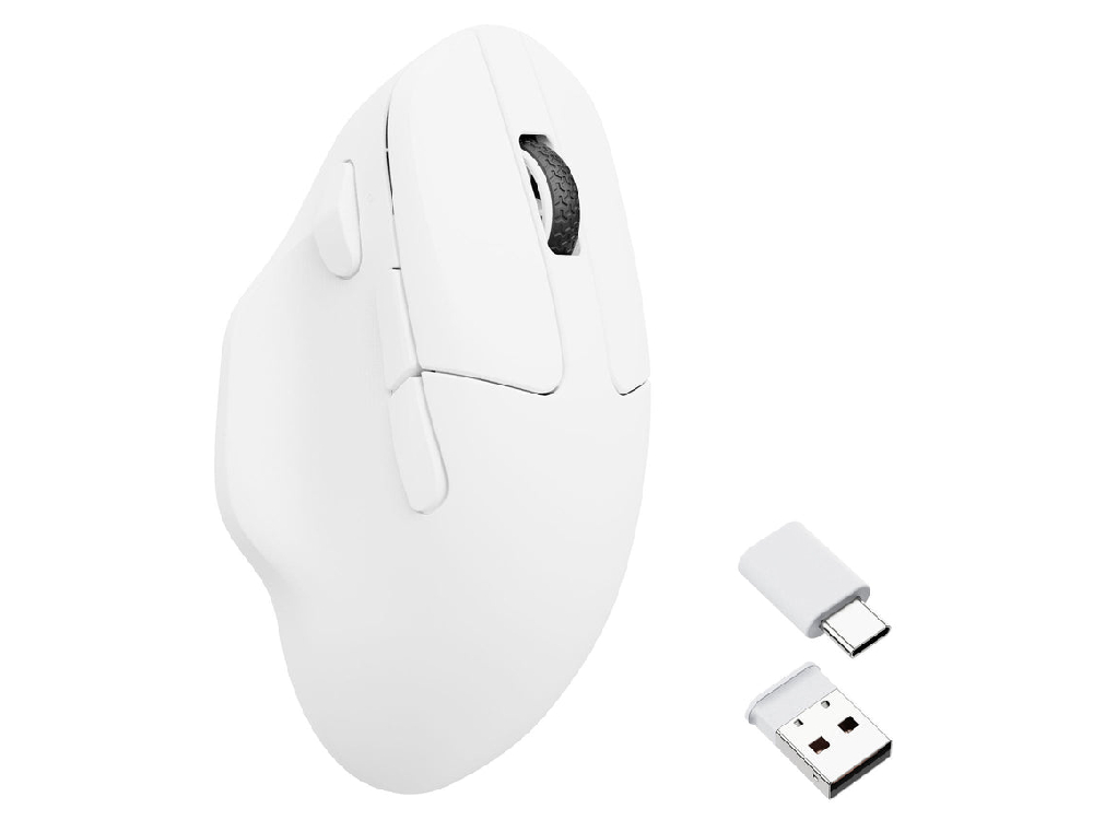 Keychron M7 1000Hz Wireless Mouse - White [MSKCM7A3WH]