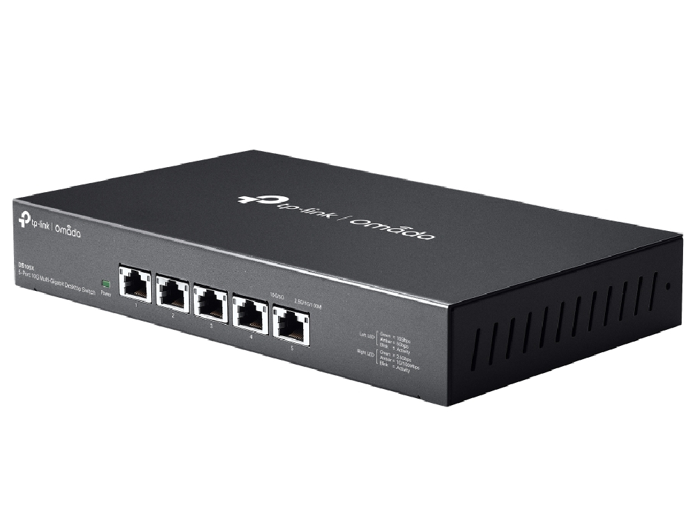 TP-Link DS105X Omada 5-Port 10G Multi-Gigabit Desktop Switch [DS105X]