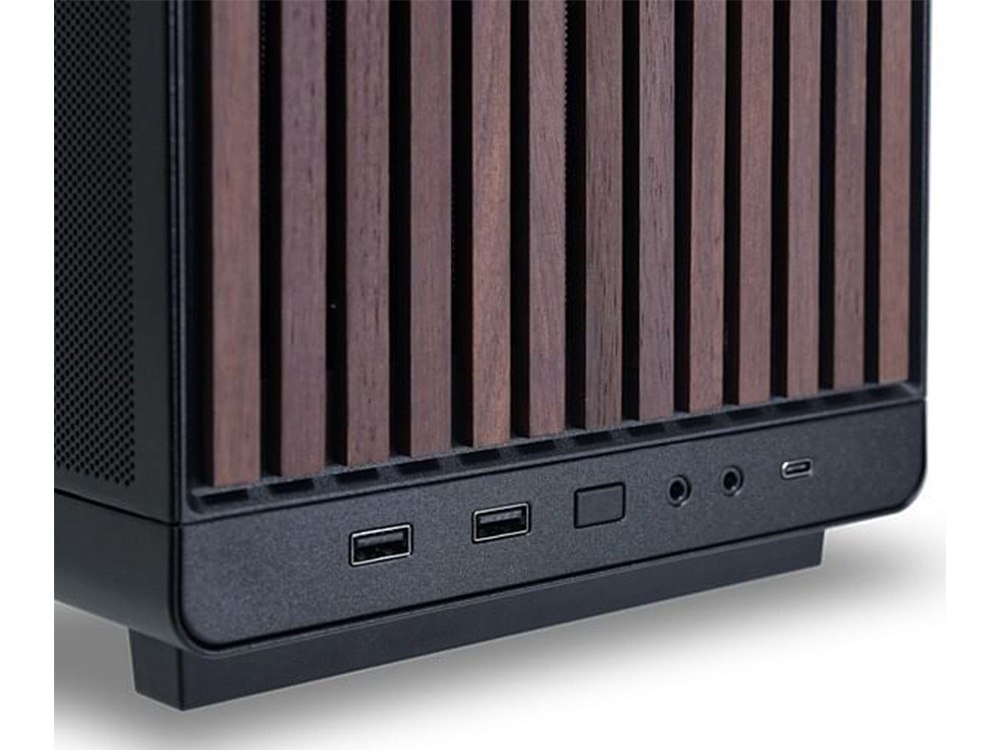 Lian Li DAN A3-mATX Micro Form Factor Micro-ATX Case - Black (Wood ...