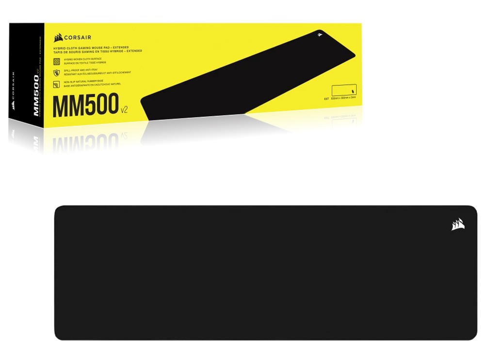 Corsair MM500 v2 Hybrid Cloth Gaming Mouse Pad - Extended [CH-941B141-WW]