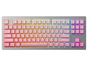 Akko MonsGeek M3W Ice Cream Pink Switch Keyboard - Silver [6975351383710]