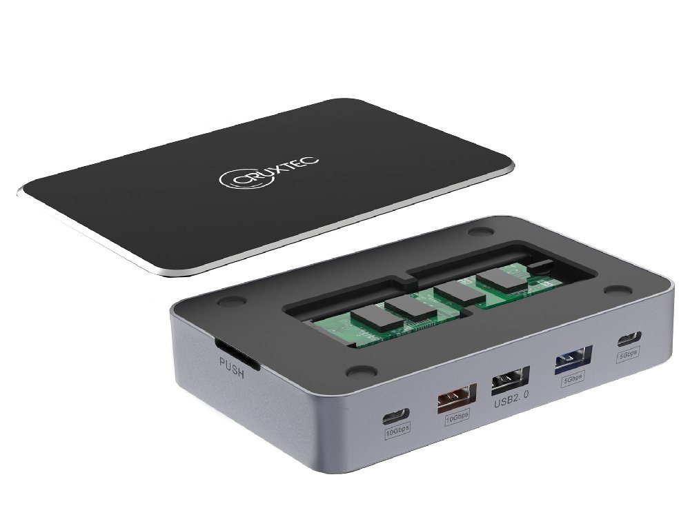 Cruxtec Universal 14-in-1 USB-C Multifunctional Docking Station with ...