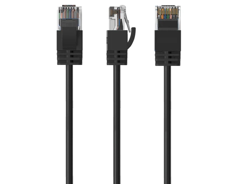 Cruxtec RF6A 2m Ultra-Thin CAT6A U/UTP 28AWG Ethernet Cable - Black ...