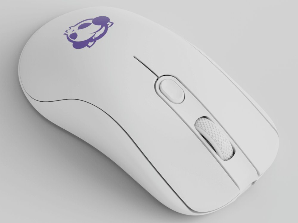 Akko AG One NearLink Ergonomic Wireless Mouse - White [6925758629539]