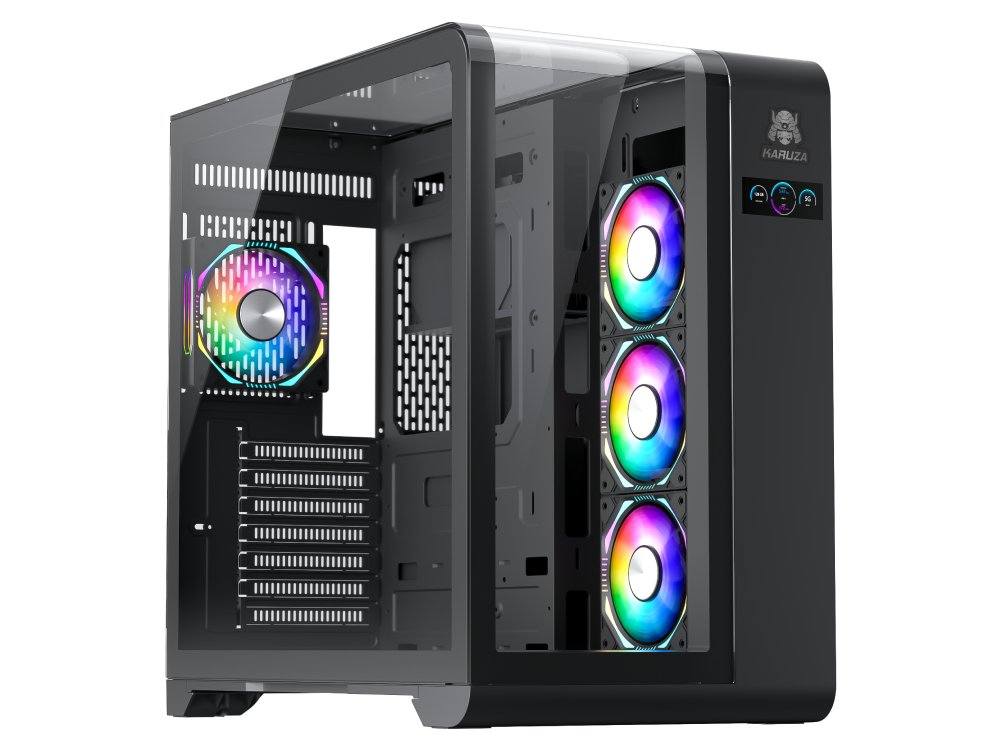 Karuza WT Plus Mid-Tower ATX Gaming Case - Black [STC-WT-PLUS-BB]