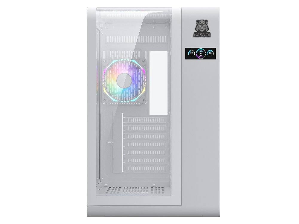 Karuza WT PLUS Mid-Tower ATX Gaming Case - White [STC-WT-PLUS-WHT]
