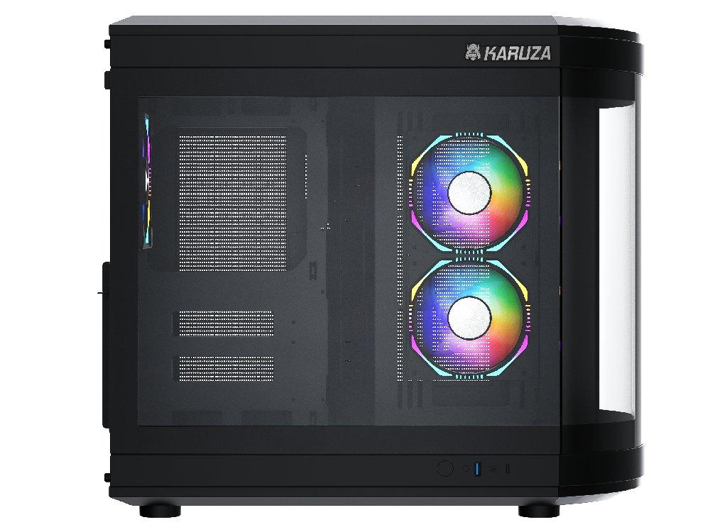 Karuza WJ Pro Mid-Tower ATX Gaming Case - Black [STC-WJ-PRO-BB]